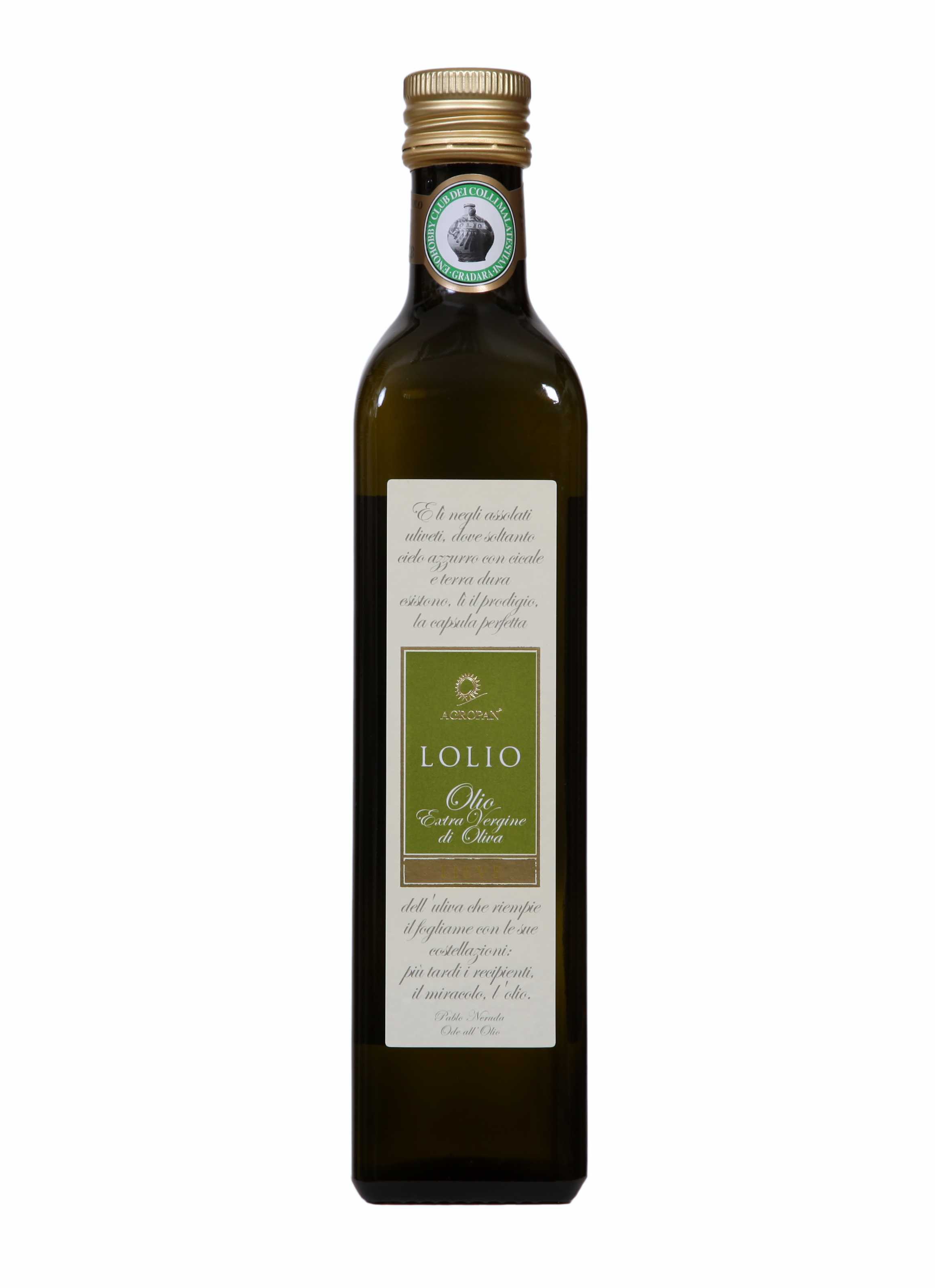Agropan - Lolio l'olio extra vergine di oliva